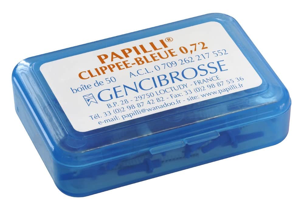 PAPILLI®-CLIPPEE® BLEUE LARGE - 0.72 mm - Papilli